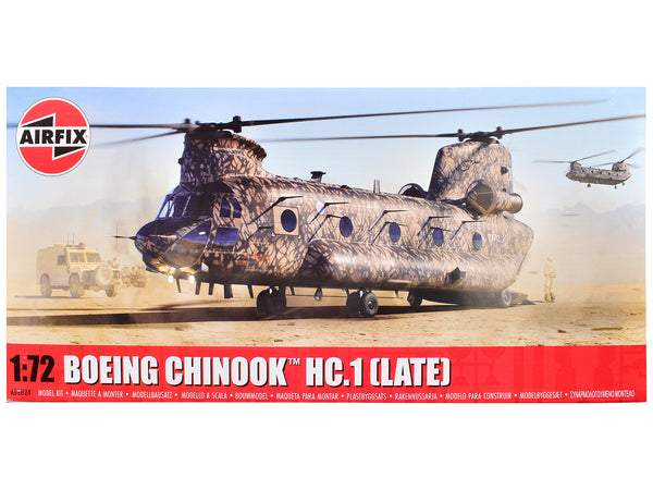 Level 3 Model Kit Boeing Chinook HC.1 (Late Production) Helicopter wit ...