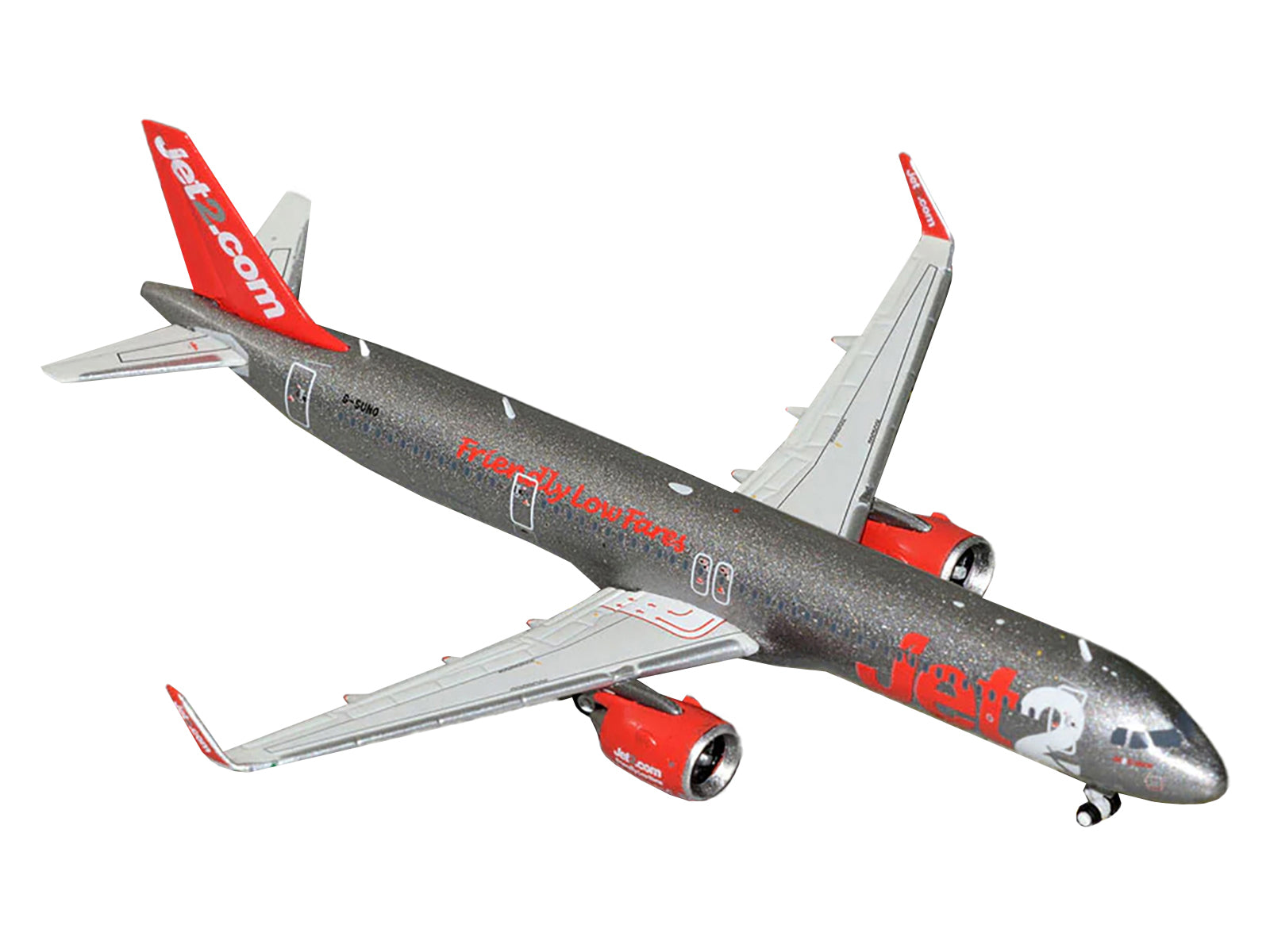 Airbus A321neo Commercial Aircraft "Jet2" (G-SUNO) Gray Metallic with ...