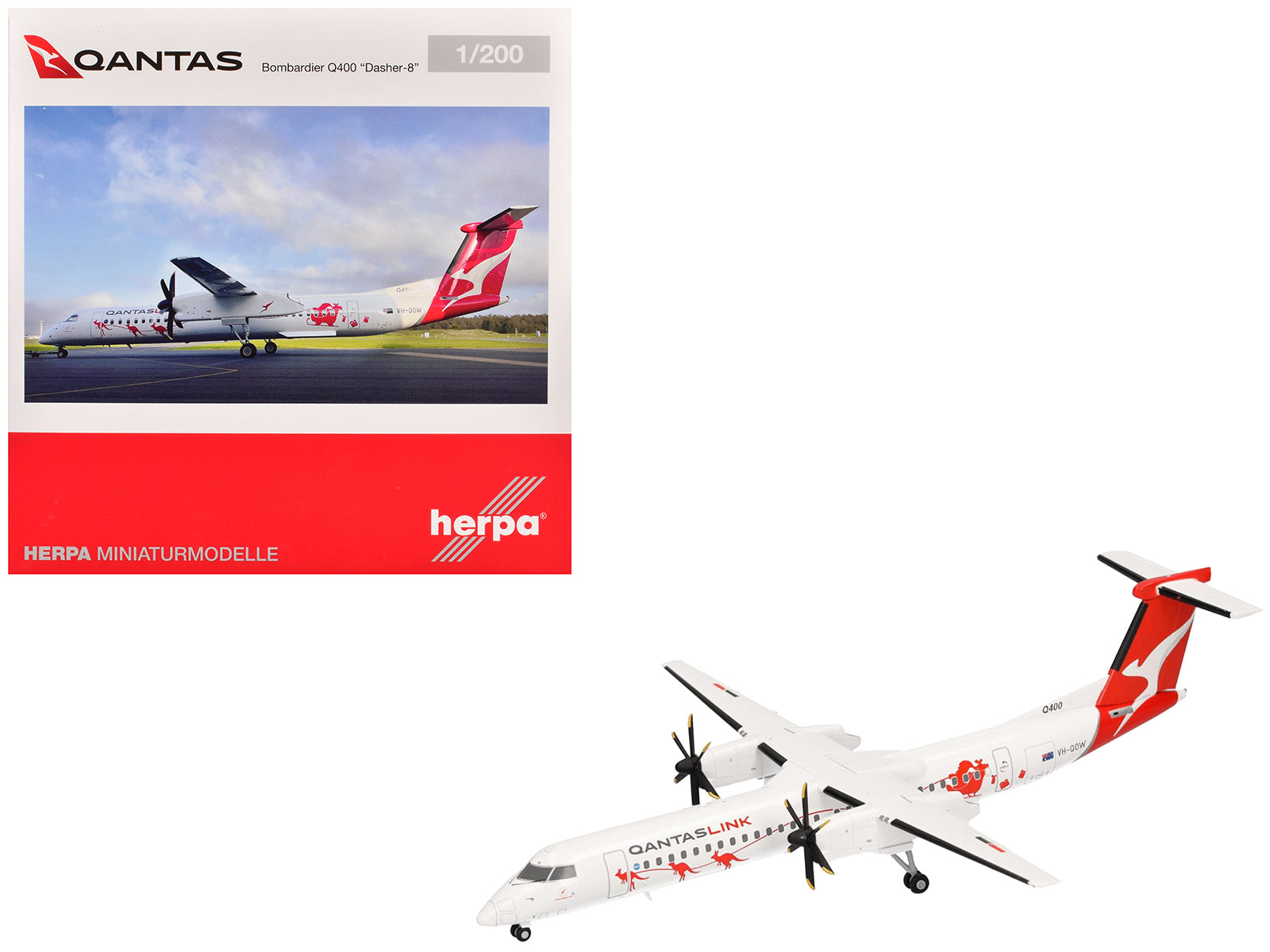 Bombardier Q400 Commercial Aircraft "QantasLink - Dasher-8 Livery" (VH ...